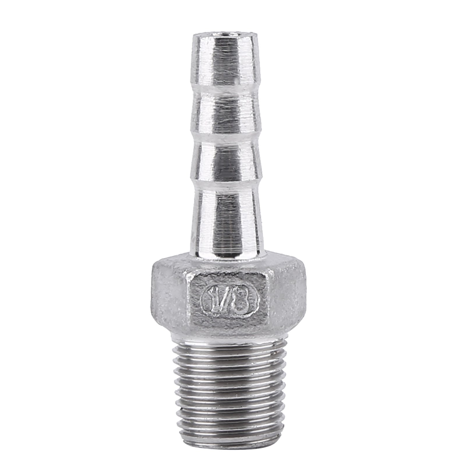 Professional BSP Male Thread Pipe Fitting Barb Hose Tail Connector 1/8 ...
