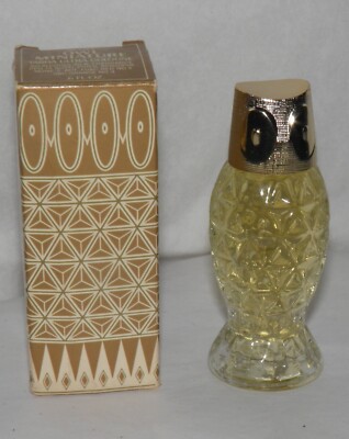 Vintage AVON TASHA .6 OZ ULTRA COLOGNE OWL MINIATURE FULL BOTTLE New in ...