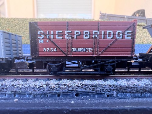 Minitrix N Gauge Sheepbridge Rare. 7 Plank Wagon | eBay