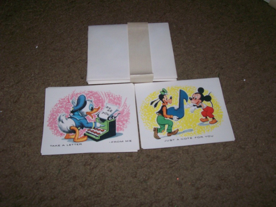MICKEY MOUSE CLUB NOTE PAPER 1955 | eBay