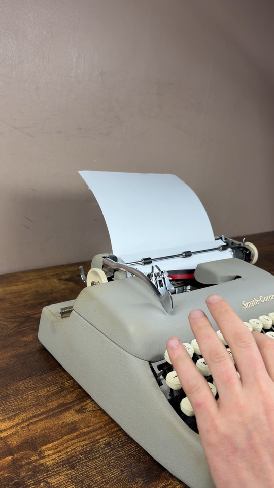 Nice! Serviced 1960 Smith-Corona Silent-Super Vintage Portable Typewriter Elite | eBay