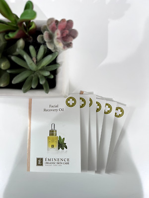 New 6 Eminence FACIAL RECOVERY OIL Card Samples 2ml /.07 oz each ...