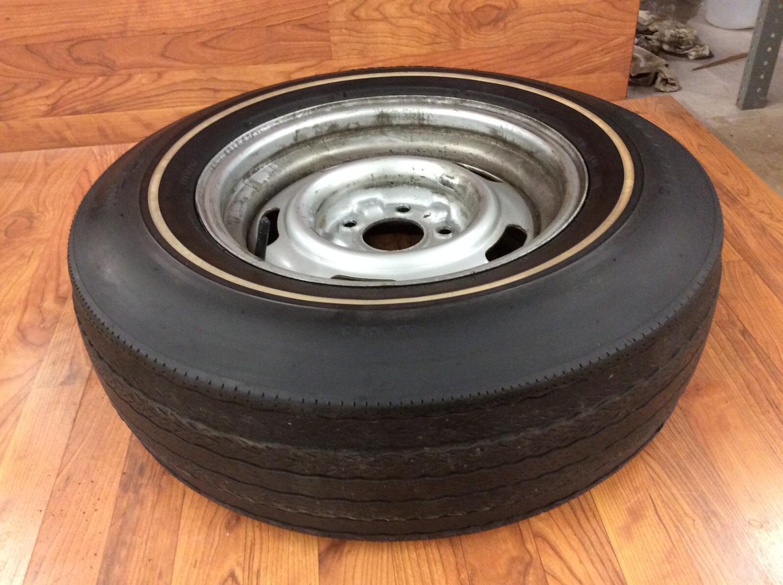 70 71 72 Chevy Monte Carlo 15X7 Rally Wheel Rim & G70-15 Firestone Tire ...