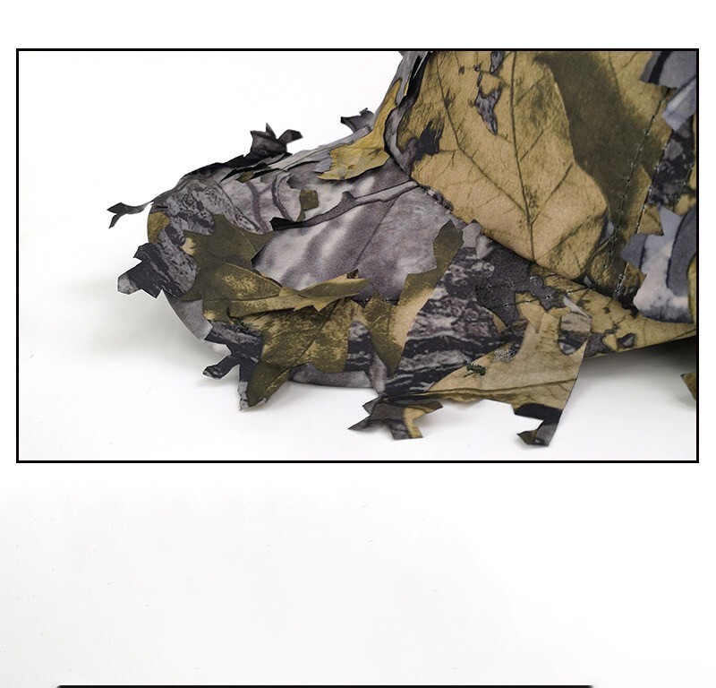 Mens Camouflage Outdoor Tactical Cap with Bionic Leaf Camo Hunting ...