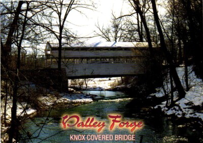 Knox covered Bridge Valley Creek Valley Forge Pennsylvania postcard | eBay