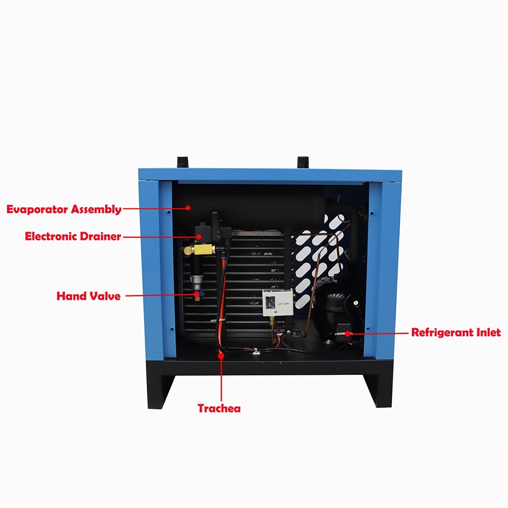 220V 7.5C 35cfm Refrigerating Air Dryer Pneumatic Freeze-drying Machine ...