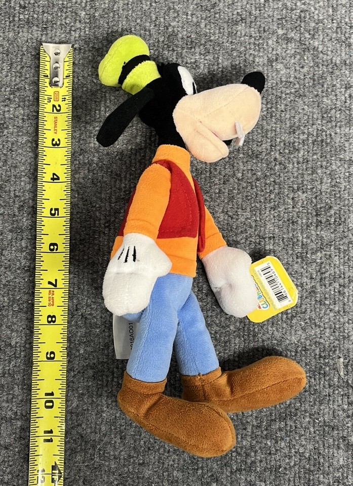 Disney Mickey Mouse Clubhouse Goofy 11" Plush Stuffed Animal with Tag ...