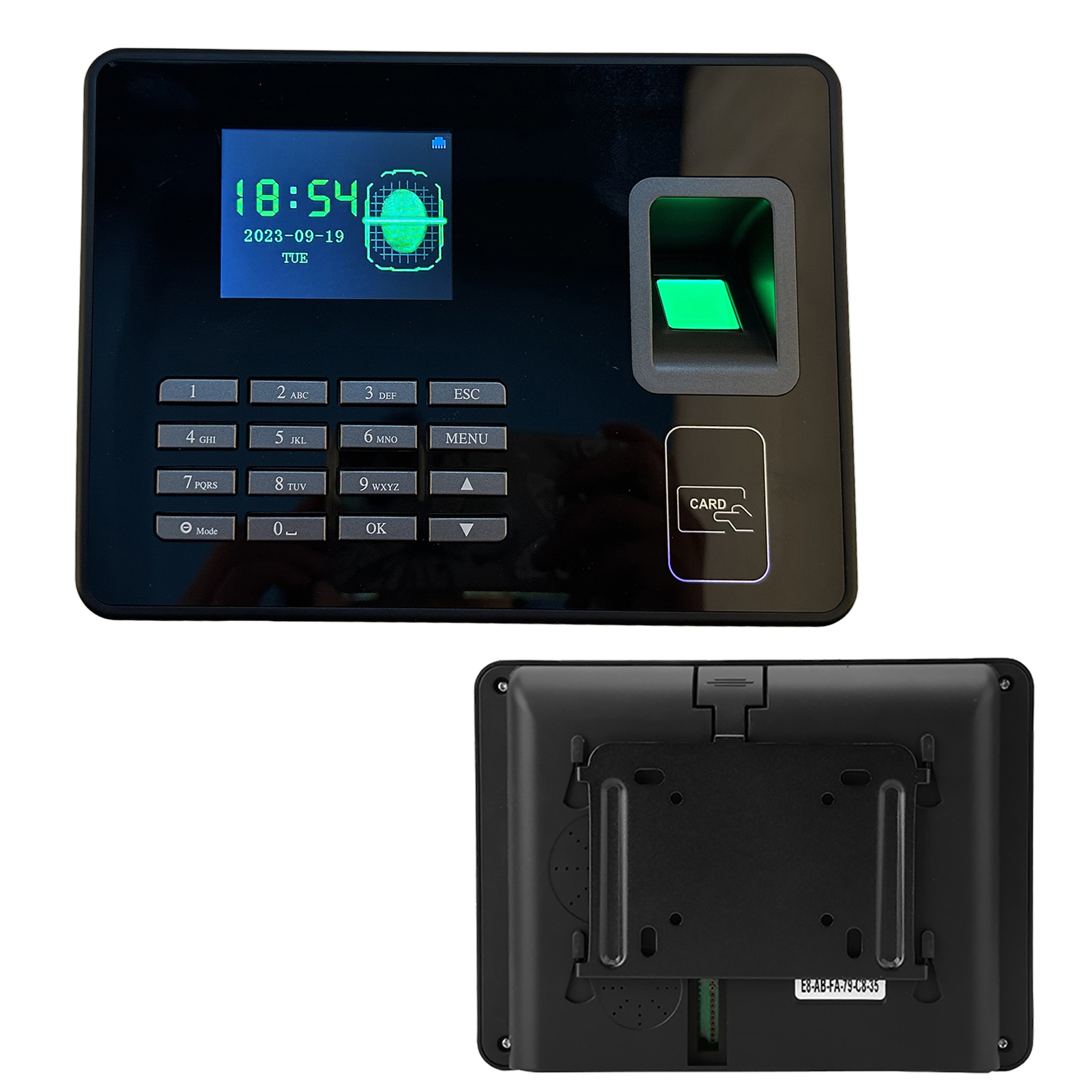 100-240V Smart Biometric Fingerprint Reader Password Employee ...
