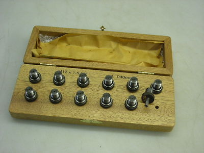 M12x1.5 LEFT HAND Thread Jo-Plug Tapped Hole Location gages p.d ...