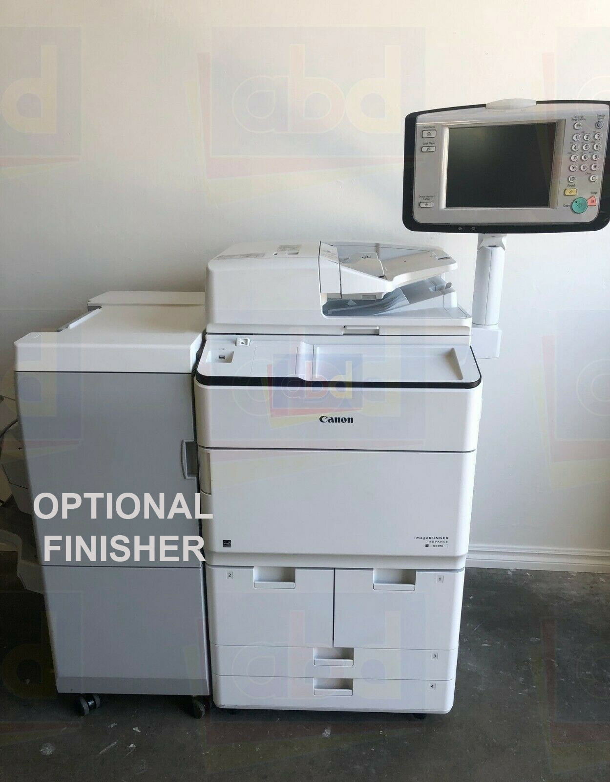 Canon IR Advance 8595 A3 Mono Laser Copier Printer Scanner MFP 95 ppm ...