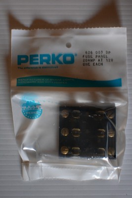 Perko 626 003 DP 20A 12V Circuit Combination Fuse Panel Terminal Block ...