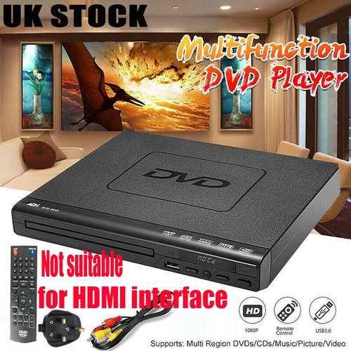 DVD Player Compact Multi Region HDCD CD VCD Music Disc Upscaling USB ...