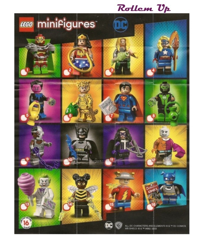 LEGO Minifigures DC Super Heroes. 71026 Complete Set of 16. Factory ...