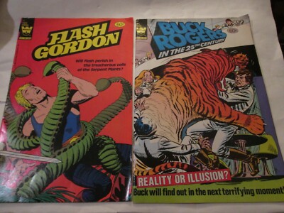 BUCK ROGERS WHITMAN 1982 25th CENTURY 2 COMIC #15 + FLASH GORDON #37 ...