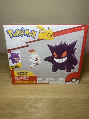 Gengar & Scorbunny - Pokémon Battle Figure Multi-Pack Deluxe Action | eBay