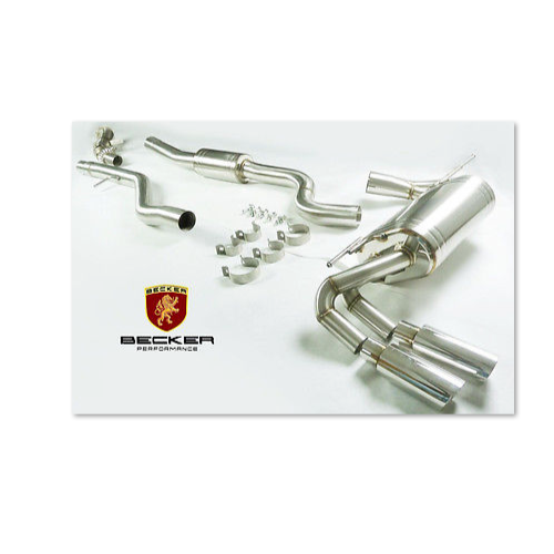 Becker OBX Stainless Exhaust Turbo-back 14-16 BMW 2 Series 2Dr. Cpe F22 ...