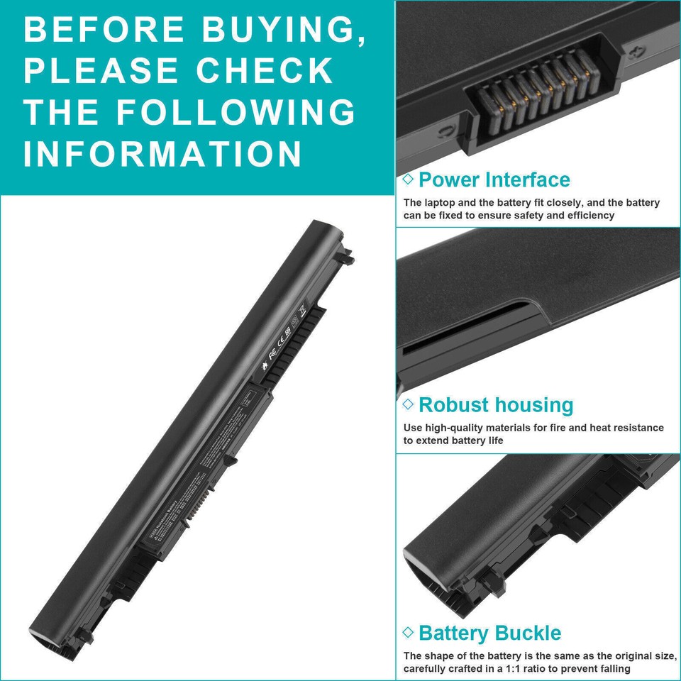 🧡LOT 1-30x HS04 HS03 Battery For HP 807956-001 807957-001 807612-421 ...