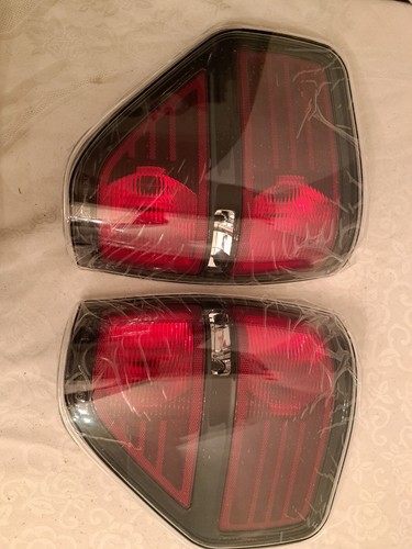 Set of Rear Tail Lights Brake Lamps 2009-2014 Ford F150 SVT Raptor ...