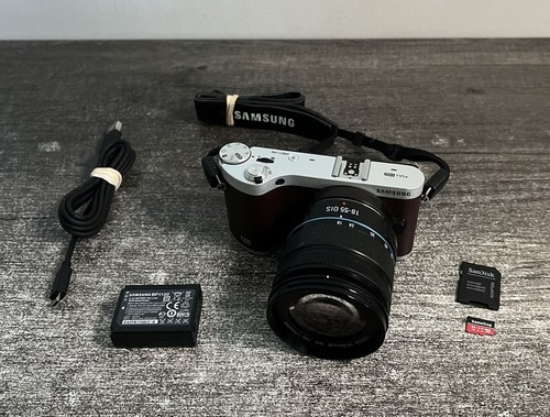 Samsung NX300 Digital Camera With 18-55mm F3.5-5.6 OIS III Lens & SD ...