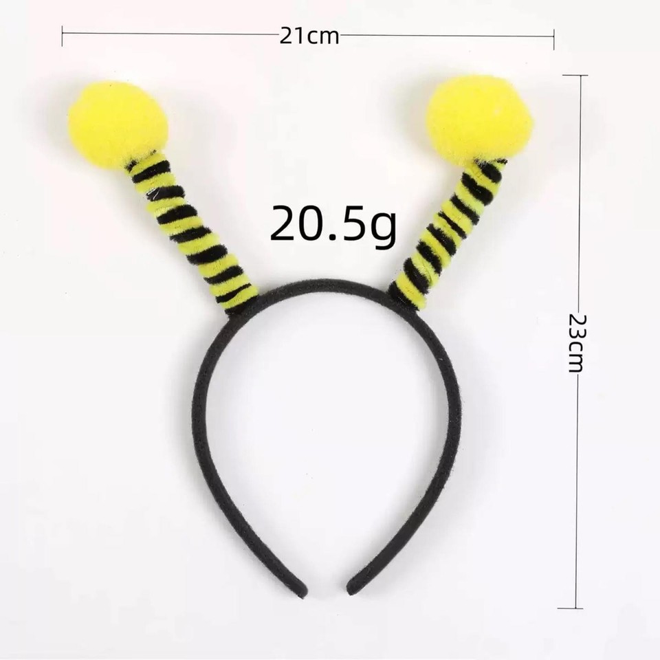 Kids Bee Costume Set Bee Wings Headband for Cosplay Masquerade Role ...