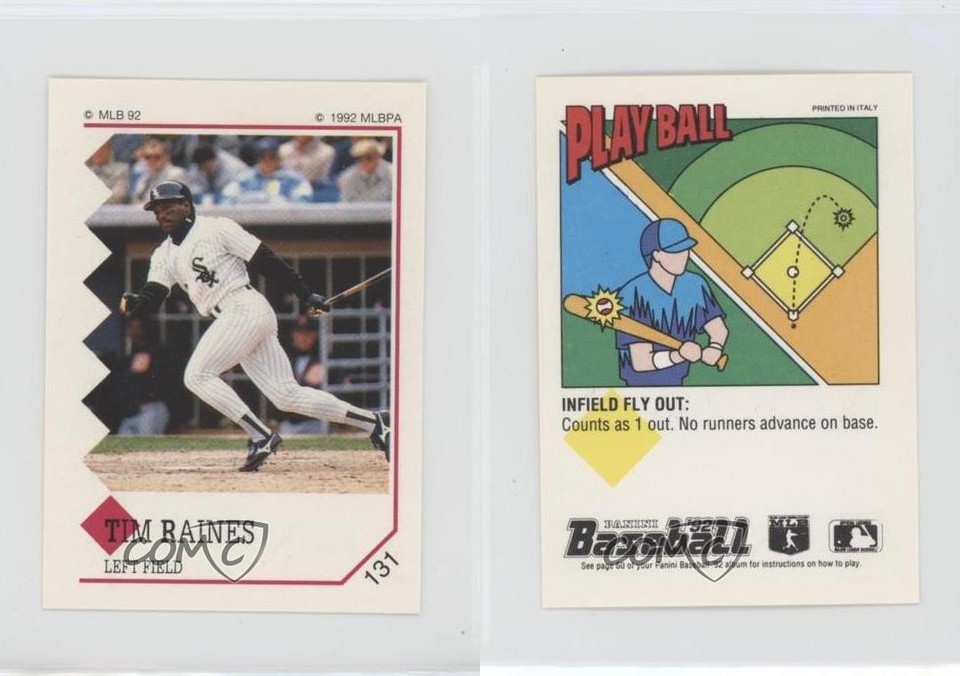 1992 Panini Album Stickers Tim Raines #131 HOF fm0 | eBay