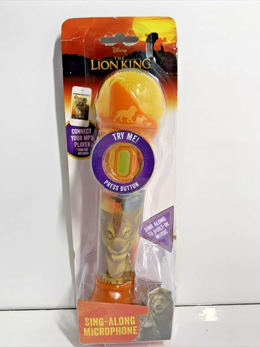 DISNEY THE LION KING SING-ALONG MP3 MICROPHONE WITH LIGHTS & MUSIC | eBay