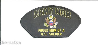 PROUD ARMY MOM OF A U.S. SOLDIER EMBROIDERED PATCH | eBay