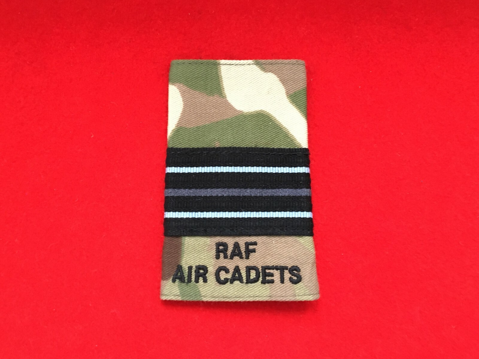 Royal Air Force RAF Air Cadet Officer Multicam Rank Slides ATC Rank ...