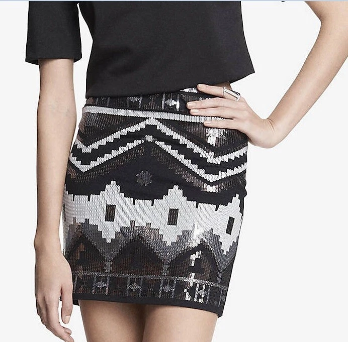 Express Aztec Skirt