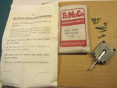 1957 1958 1959 Ford Holley Carburetor Accelerator Pump Kit B8A-9528-B1 ...