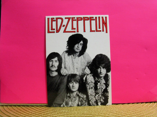 LED ZEPPELIN VINTAGE POSTCARD UK MADE | eBay