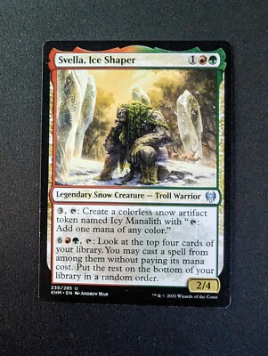 SVELLA, ICE SHAPER #230 Kaldheim MTG | eBay
