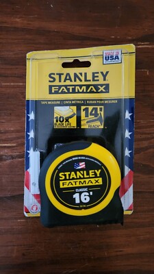 STANLEY FATMAX CLASSIC TAPE MEASURE 16' WITH BLADE ARMOR COATING | eBay
