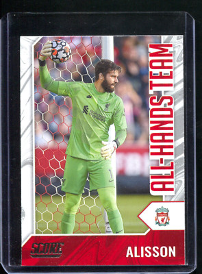 Alisson 2020-21 Score Soccer Panini All-Hands Sports Card #7 | eBay