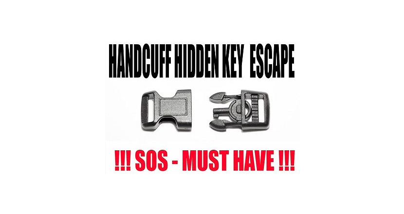 Spy gadget emergency Handcuff hidden Key | eBay