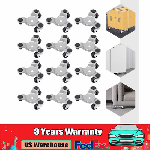 12Pcs Furniture Moving Tri-Dolly Load Caster Wheel Triangle Swivel ...