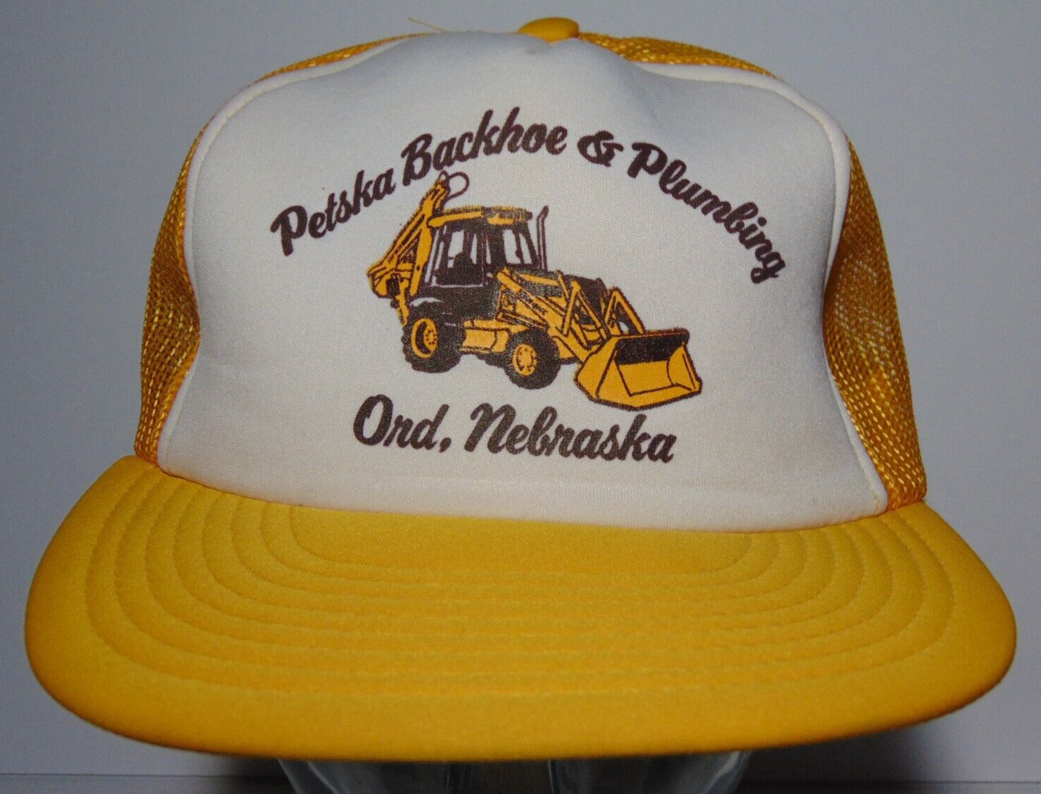 1980s Old Vintage Petska Backhoe Plumbing Snapback Tr… - Gem