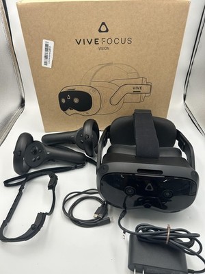 HTC Vive Focus Vision-Mixed Reality and PC VR Headset+Controllers | eBay