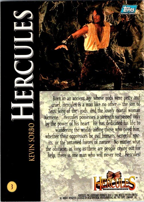1998 Topps Hercules The Legendary Journeys - Pick Choose Your Cards | eBay