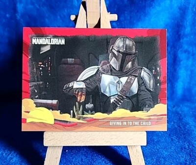 Rare Red 2020 TOPPS STAR WARS THE MANDALORIAN JOURNEY OF GROGU RED 99/ ...
