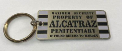 Vintage ALCATRAZ PENITENTIARY San Francisco, CA. Souvenir Key Chain ...