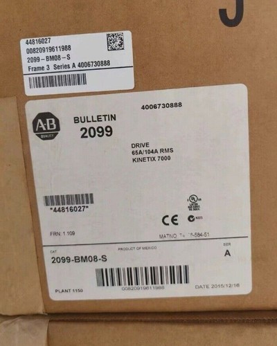 New AB 2099-BM08-S Drive, 59.6A, Kinetix 7000 High Power Servo Drive | eBay