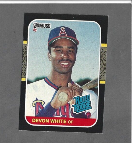 Devon White RC California Angels 1987 Donruss Rated Rookie #38 | eBay