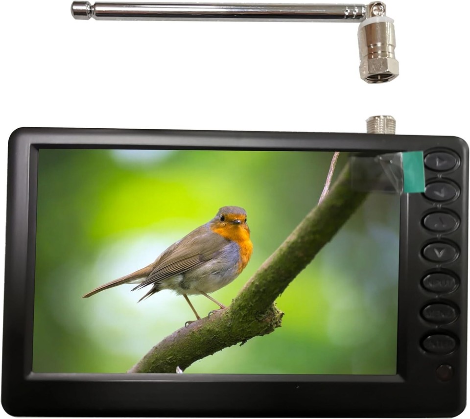 5 Inch Portable TV, Mini TV for Car, Pocket Battery Operated TV with ...