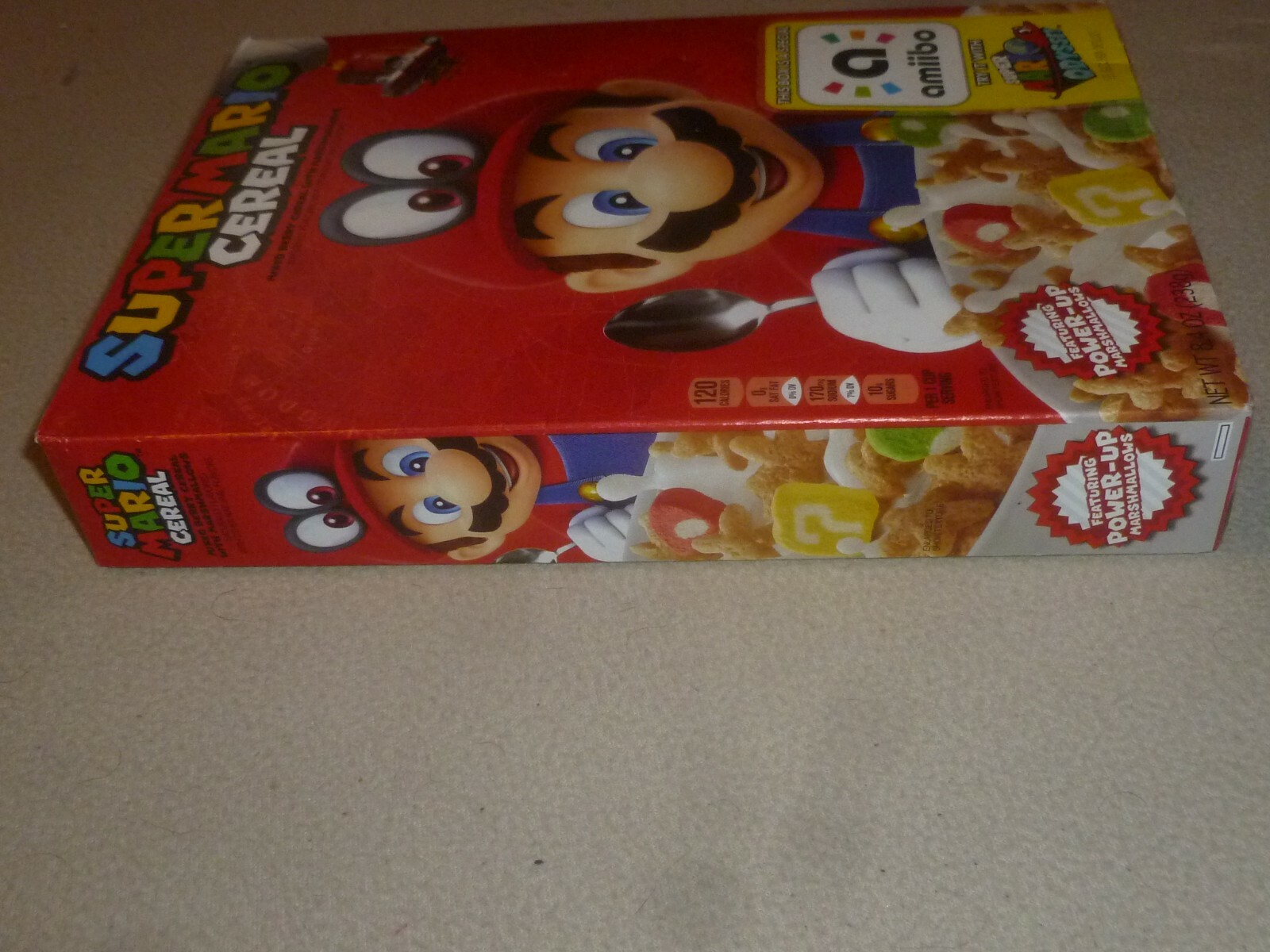 NEW IN BOX SEALED SUPER MARIO CEREAL AMIIBO LIMITED EDITION ODYSSEY ...