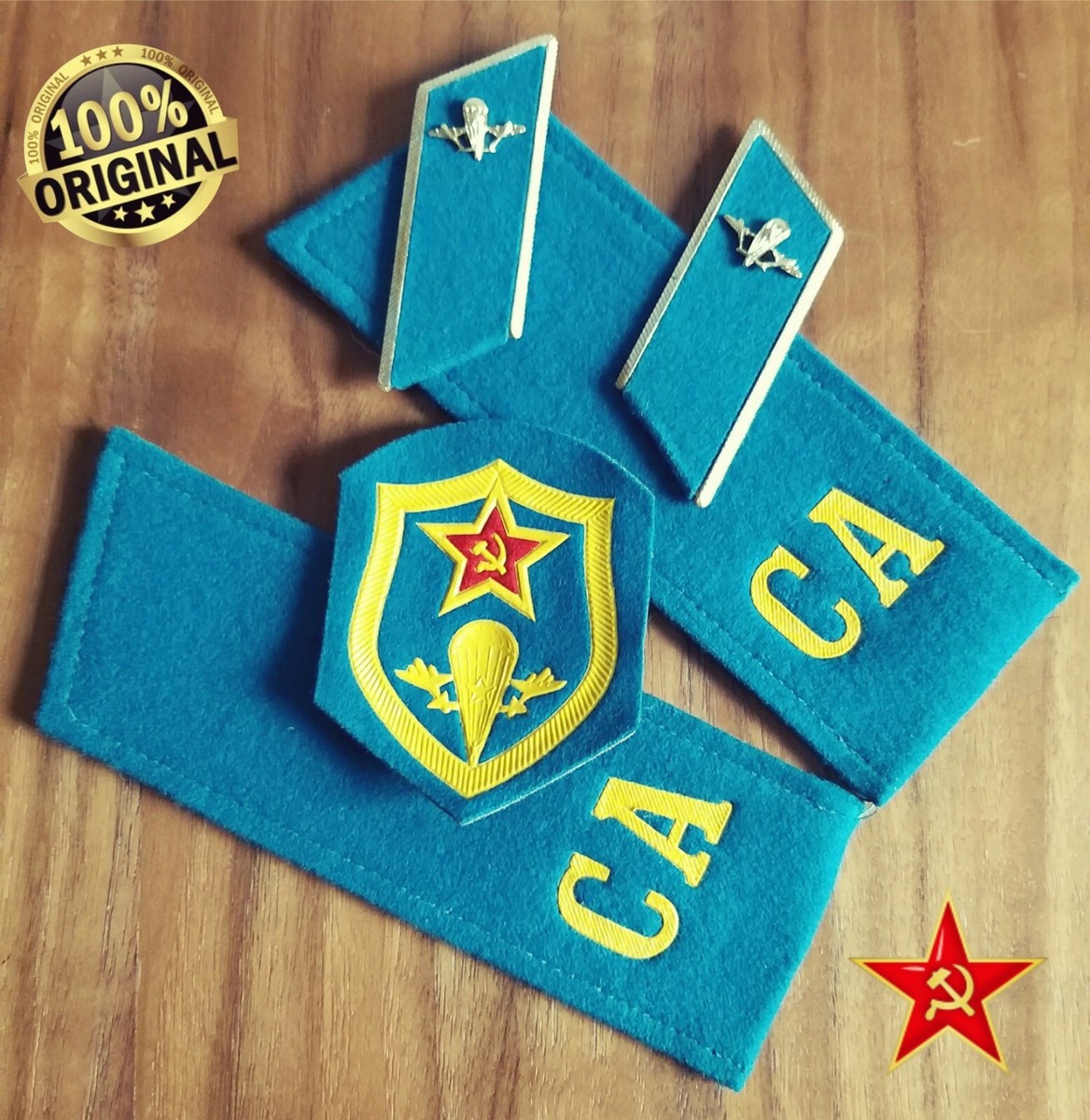 Russian Soviet VDV Airborne Forces Brass Skull Pin Badge - Military ...