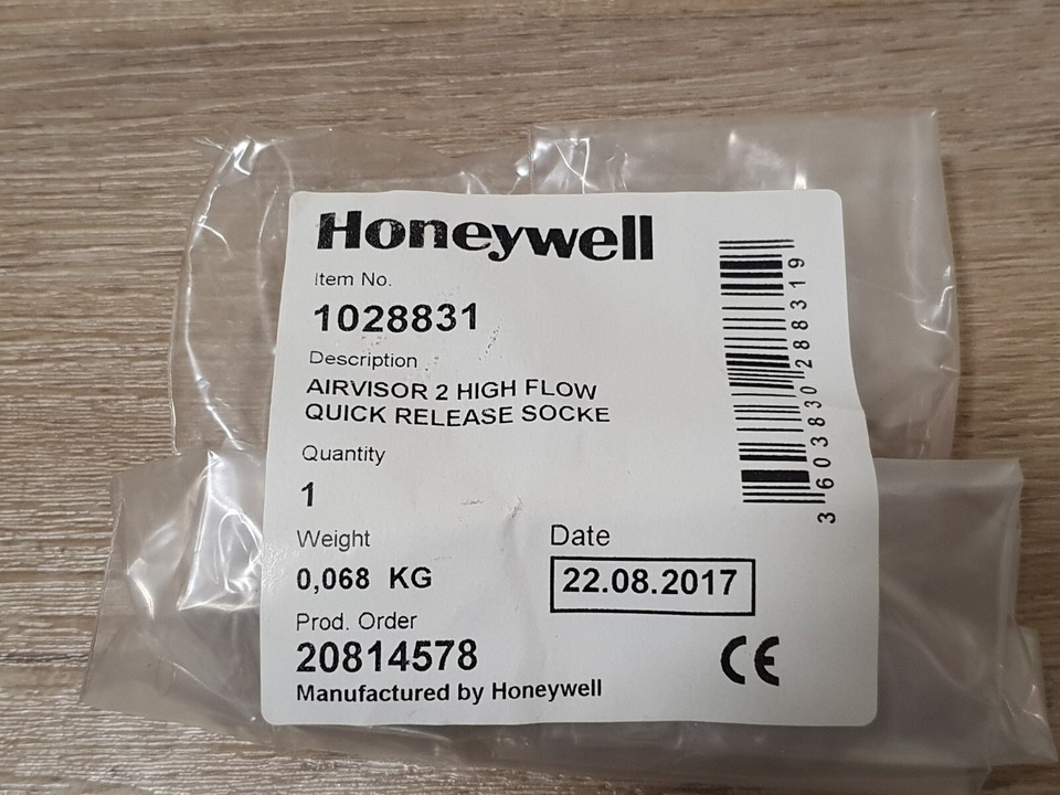 Honeywell Airvisor 2 High Flow Quick Release Socket Ventil Adapter ...