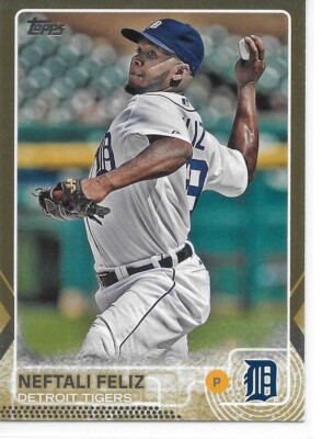2015 Topps Update Baseball Gold Neftali Feliz 1145/2015 Tigers | eBay
