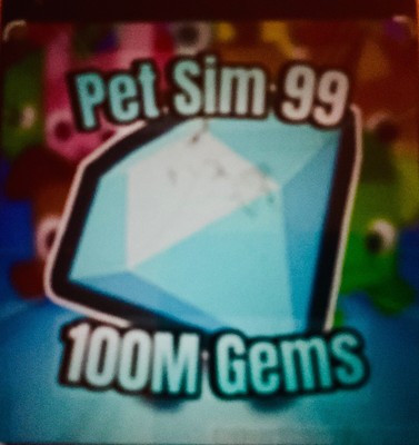 pet simulator 99 100m gems cheap fast delivery | eBay