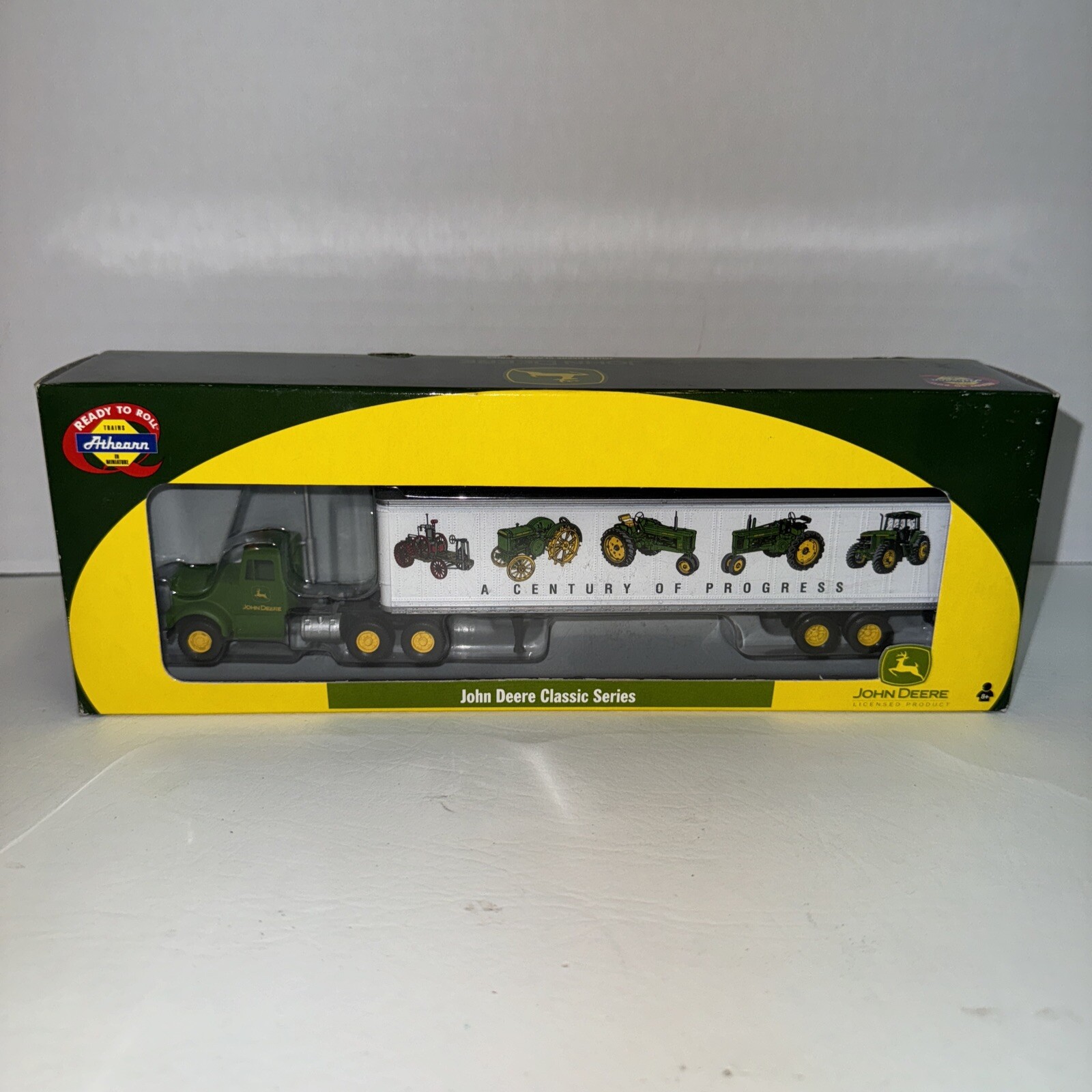 HO Athearn RTR #8191 Kenworth Tractor Cab & 45’ John Deere Trailer ...